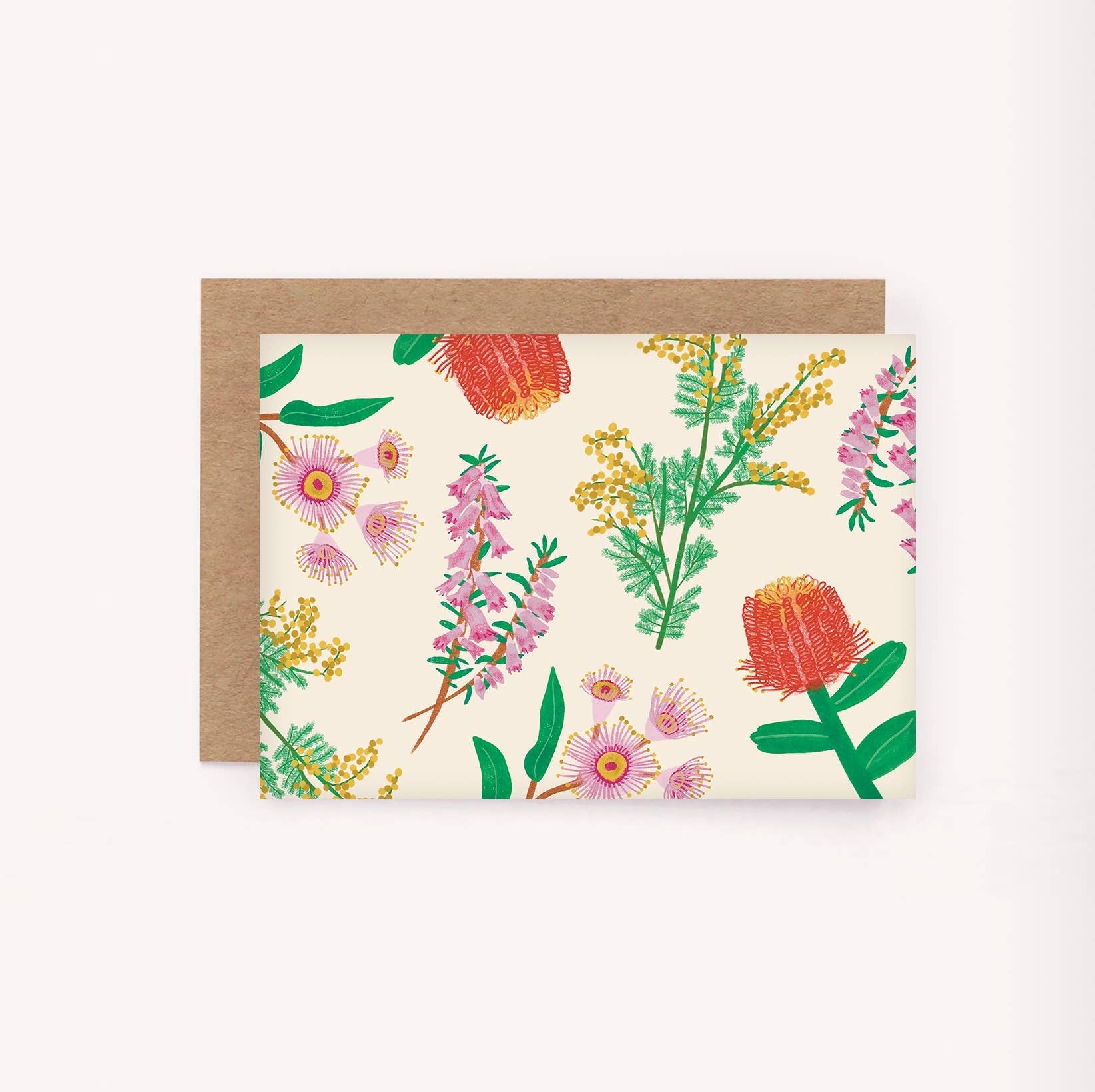 Wildflowers Mini Greeting Card - Floral Blank Card | Flowers | The ...