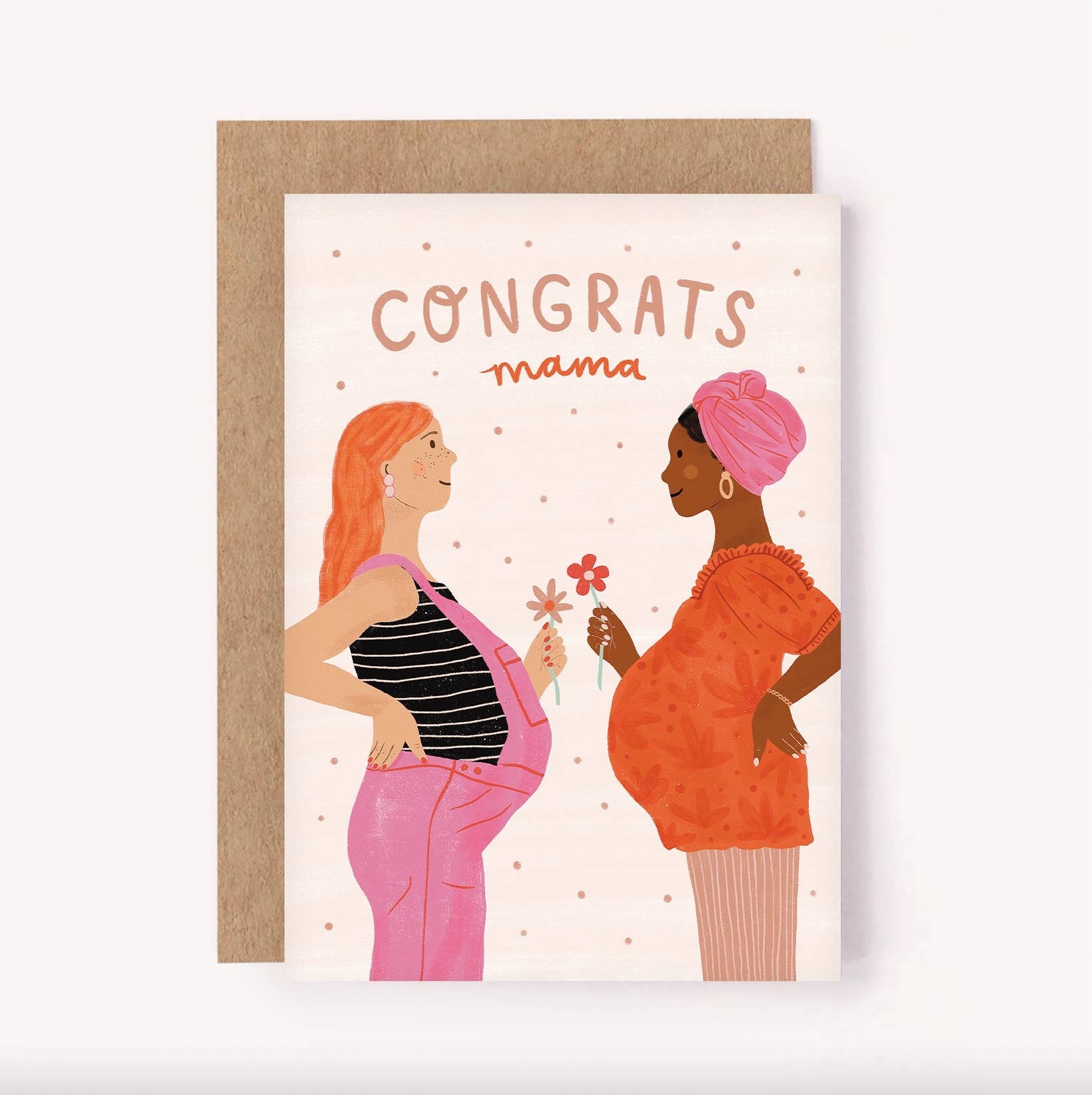 Congrats Mama Greeting Card - New Baby | Baby Shower Card | The Petal ...
