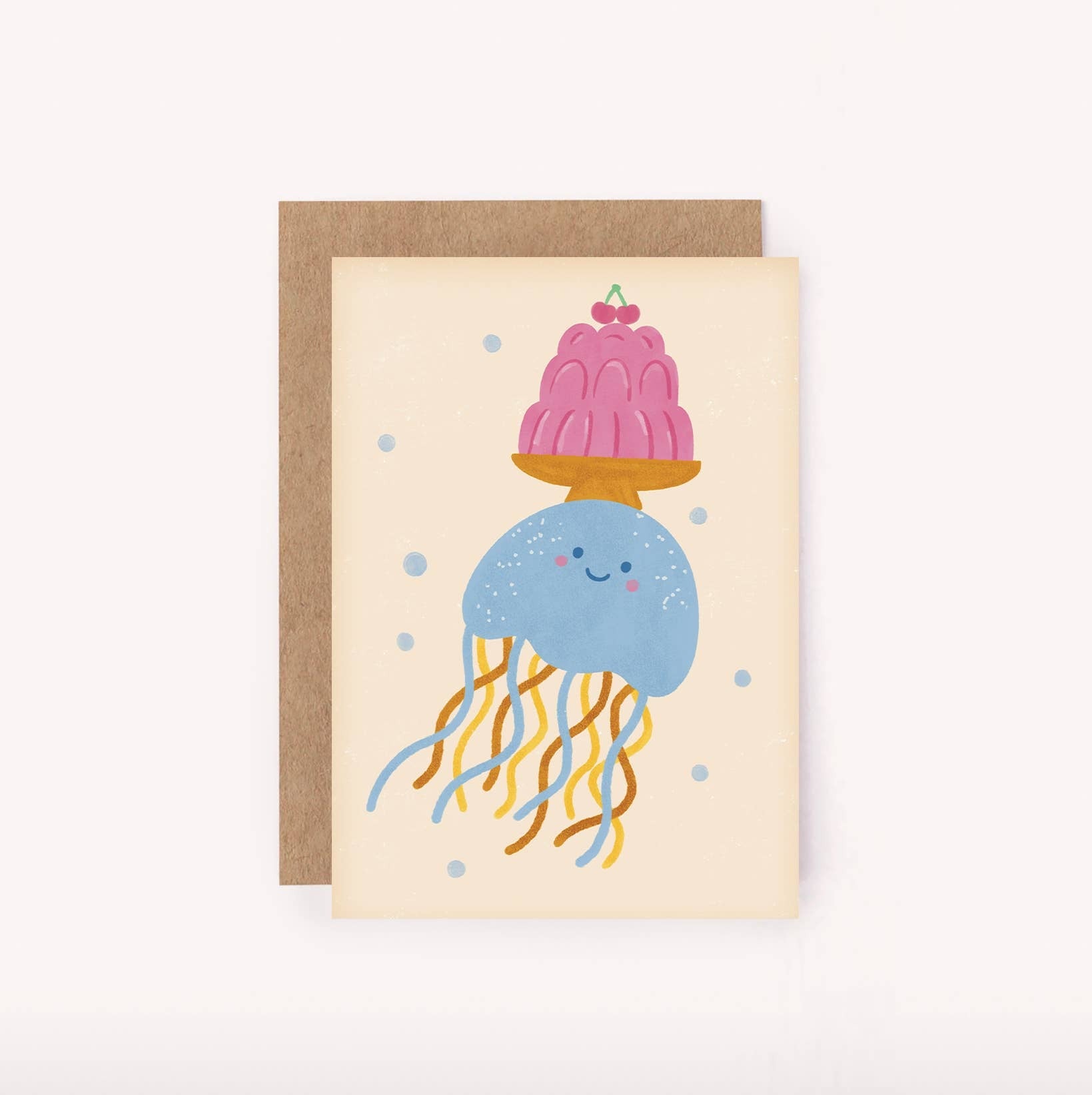 Jellyfish Mini Card - Illustrated Cute Kids Birthday Fun | The Petal ...