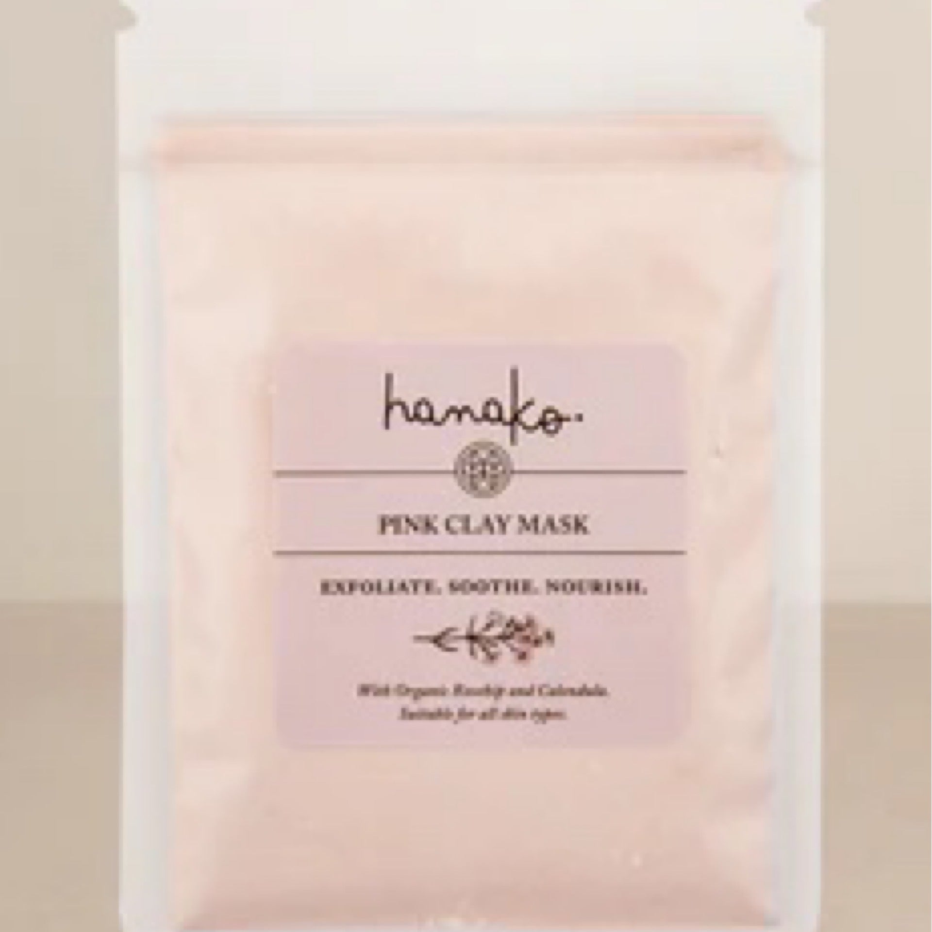 HANAKO Pink Clay Mask - Travel | The Petal Folk/ Muswellbrook florist